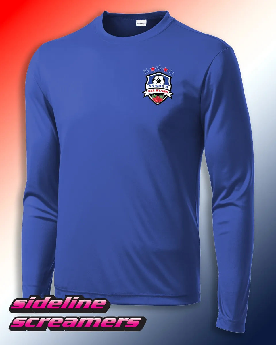 AYSO 59 ALL STARS LONG SLEEVE TRAINING JERSEY – Sideline Screamers